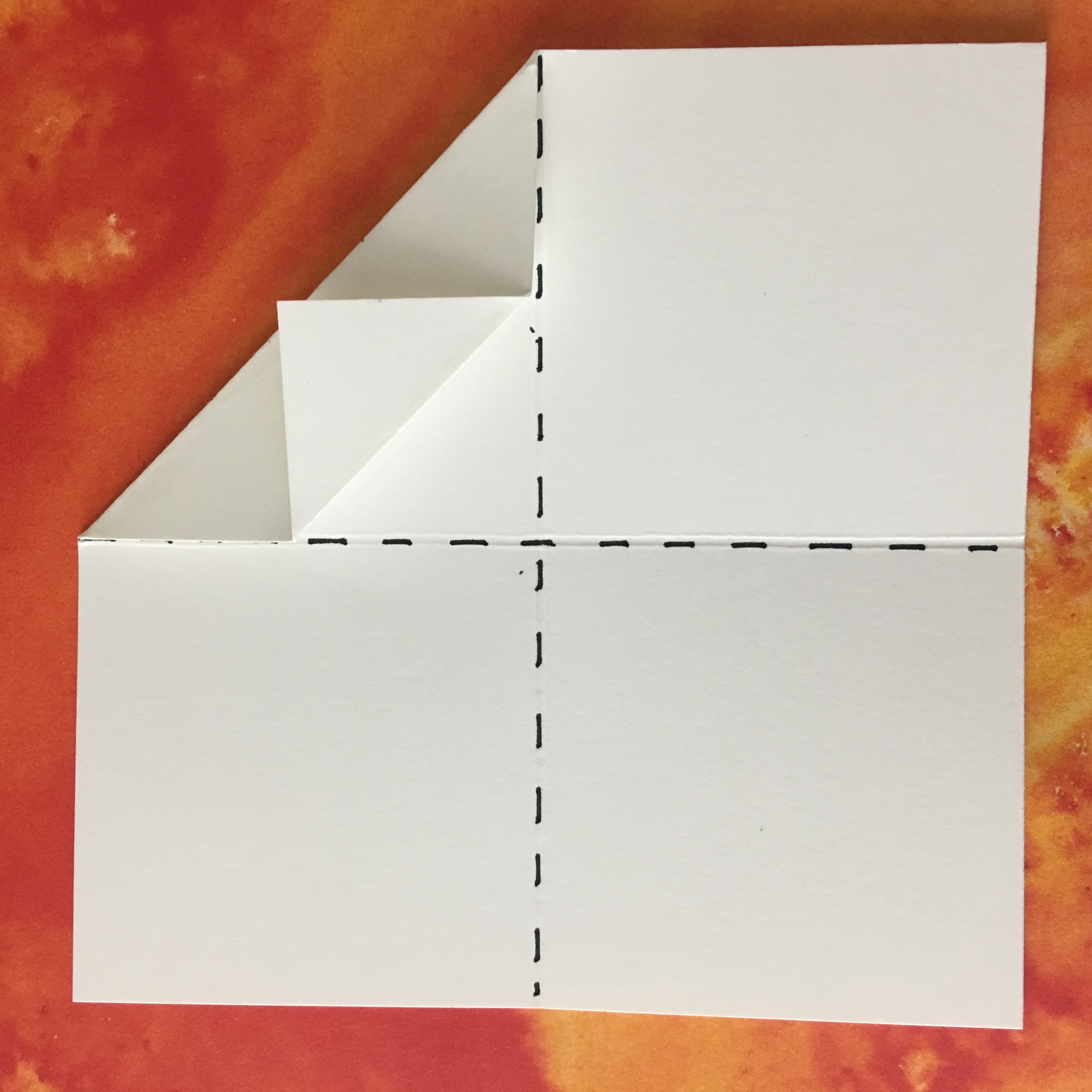 Fun Fold Friday – Origami Shadowbox – Jumping Into Stamping