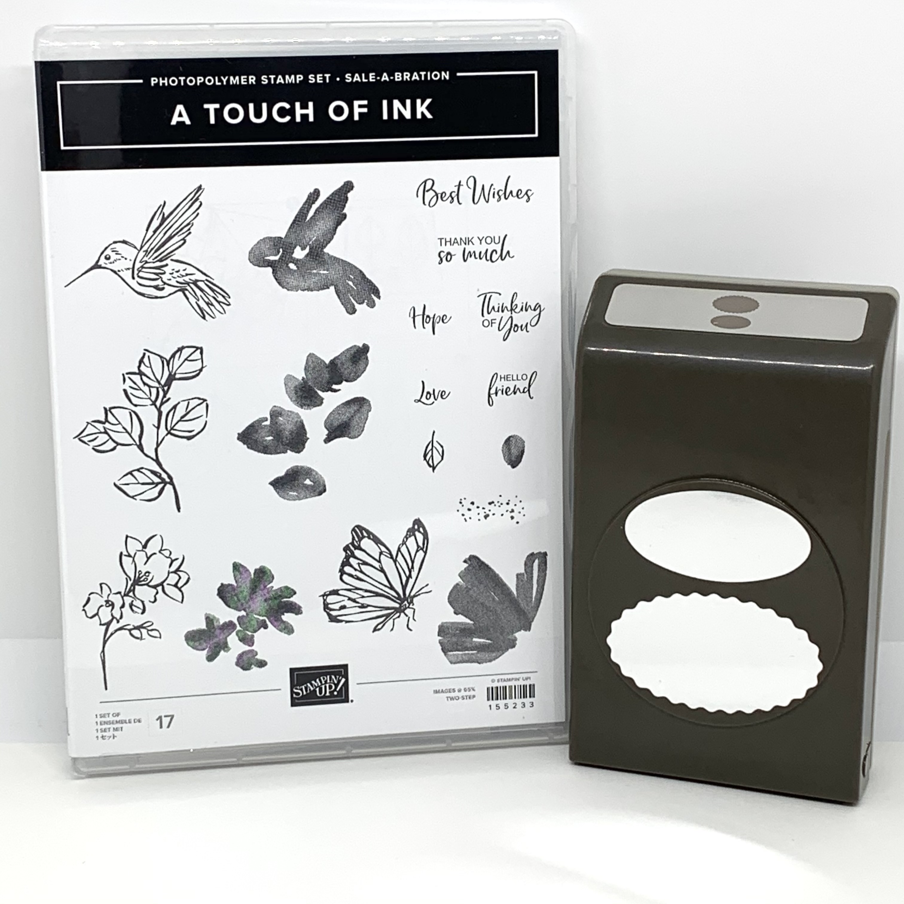 A Touch of Ink & Oval Punch – Jumping Into Stamping