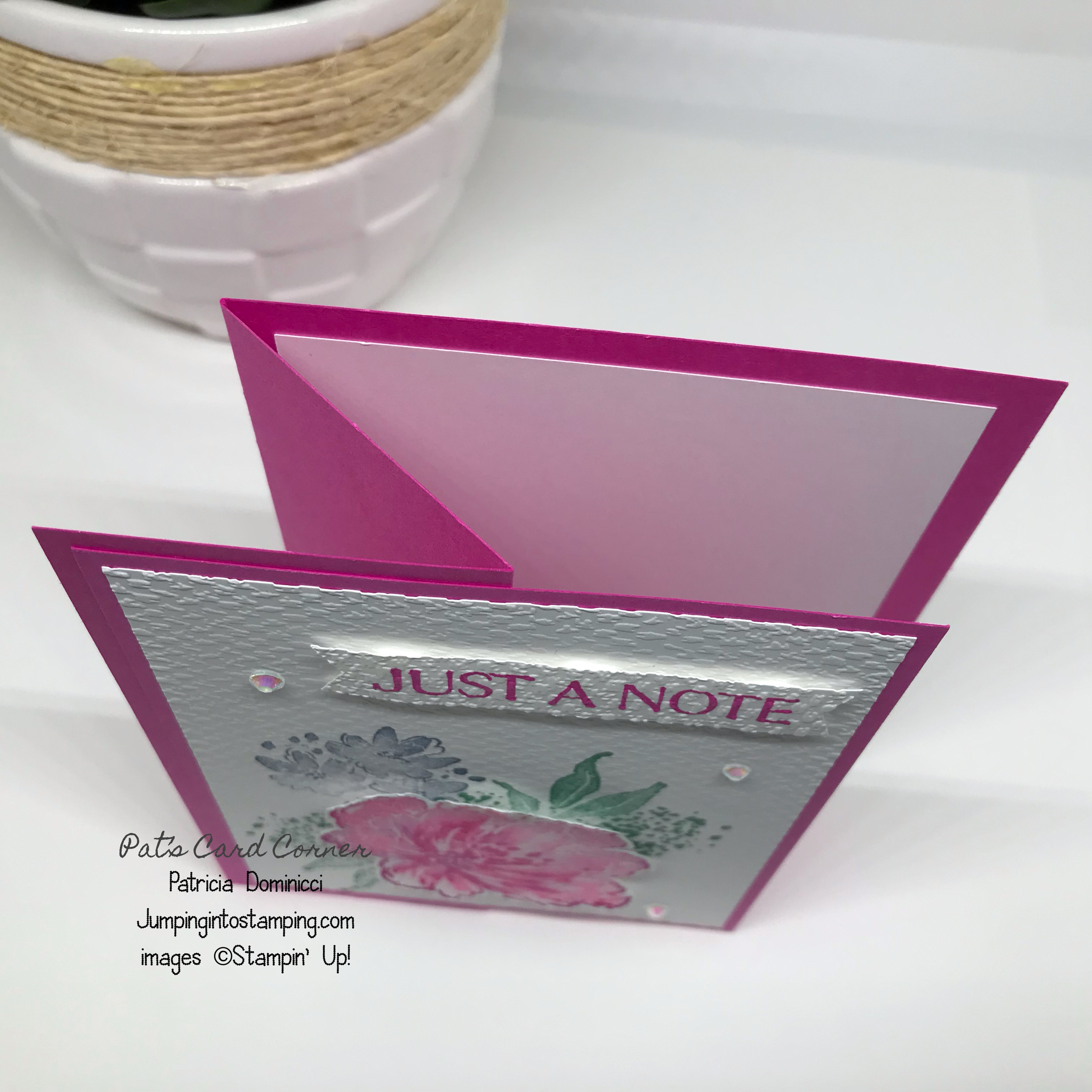 A Fun Fold with Old & New In Colors – Part 1 – Jumping Into Stamping